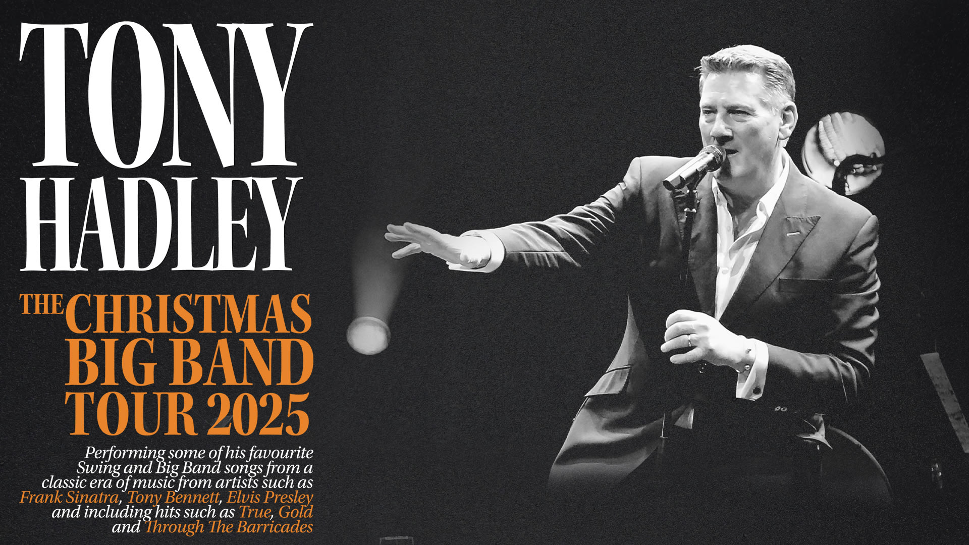 Tony Hadley, The Christmas Big Band Tour 2025 Tickets | Princess Theatre, Torquay in Torquay ...